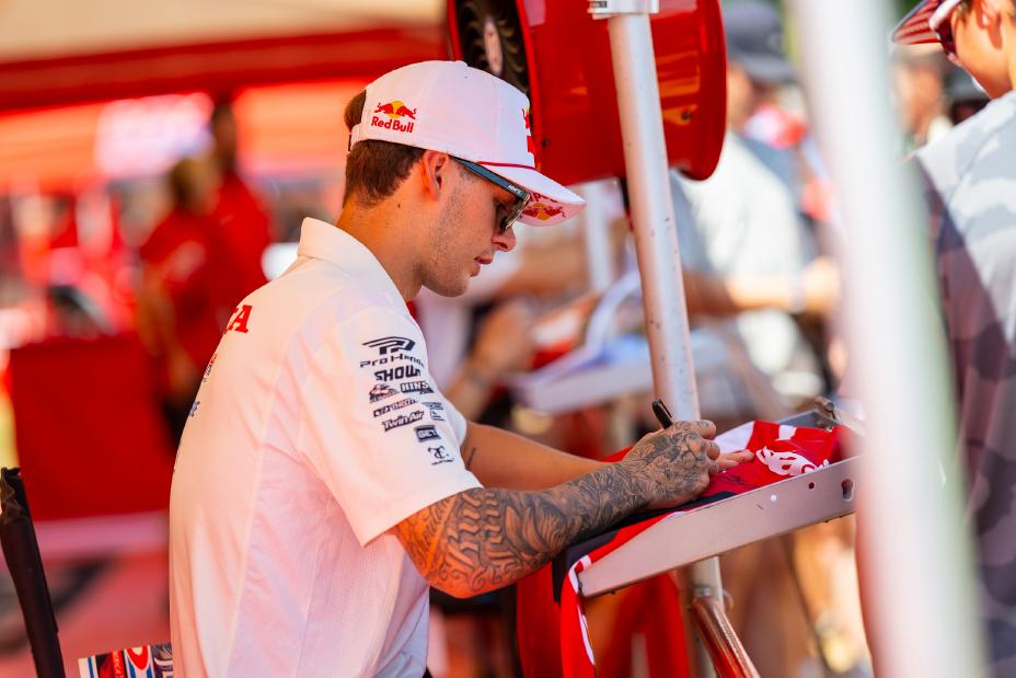 Fireworks for Honda HRC Progressive at RedBud MX