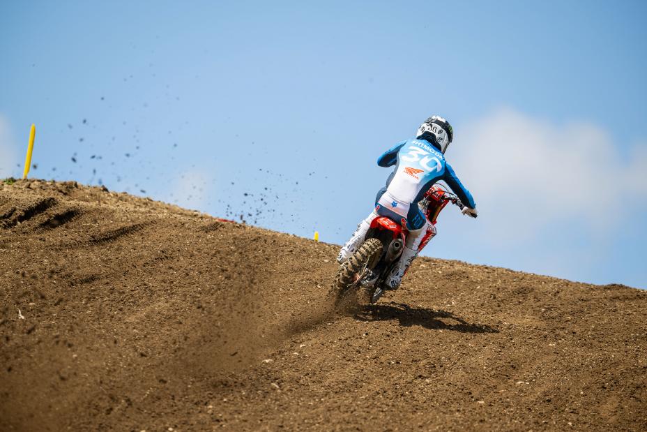 Hunter Lawrence Gives ’25 CRF450R a Moto Win and Podium Overall Finish ...