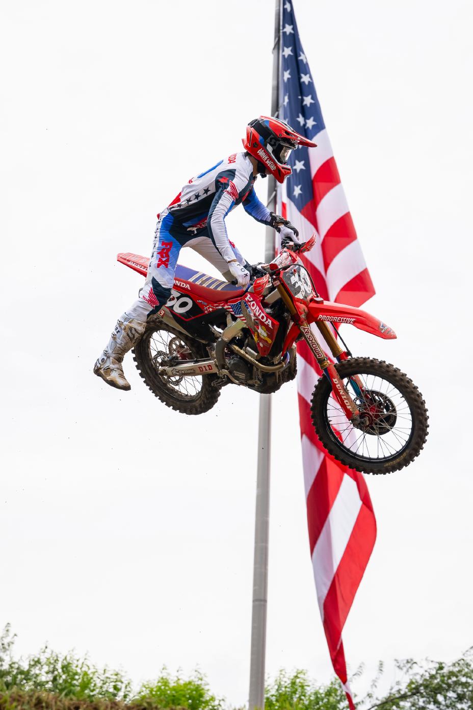 Fireworks for Honda HRC Progressive at RedBud MX