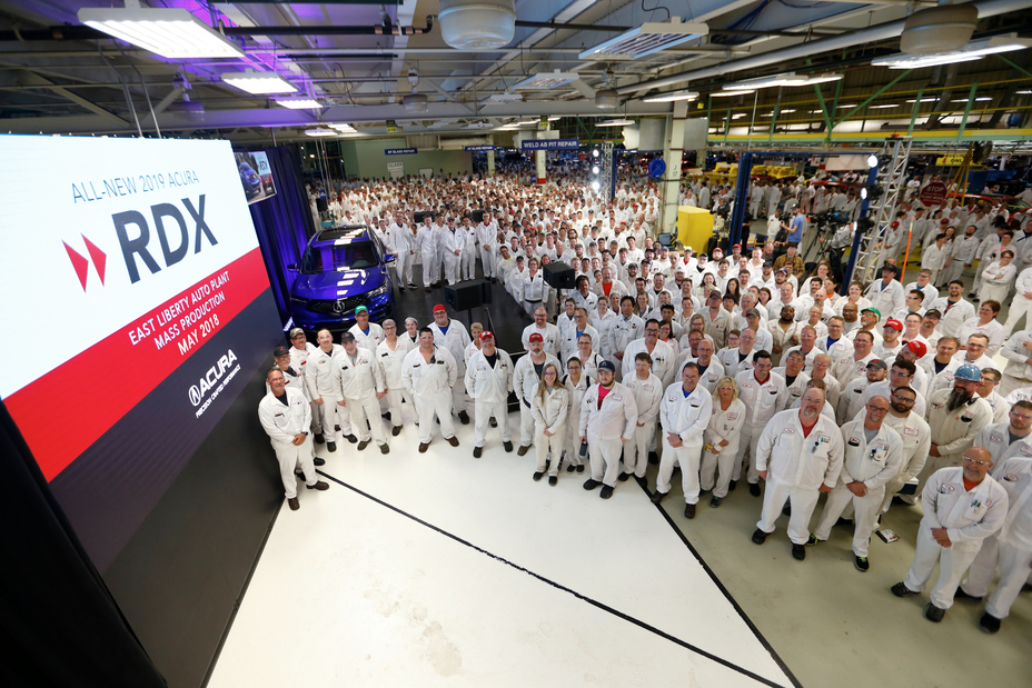 Production of All-New 2019 Acura RDX Begins at East Liberty Auto Plant