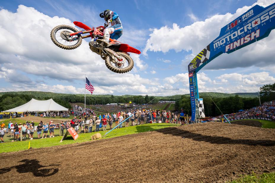 Hunter Lawrence Gives ’25 CRF450R a Moto Win and Podium Overall Finish ...