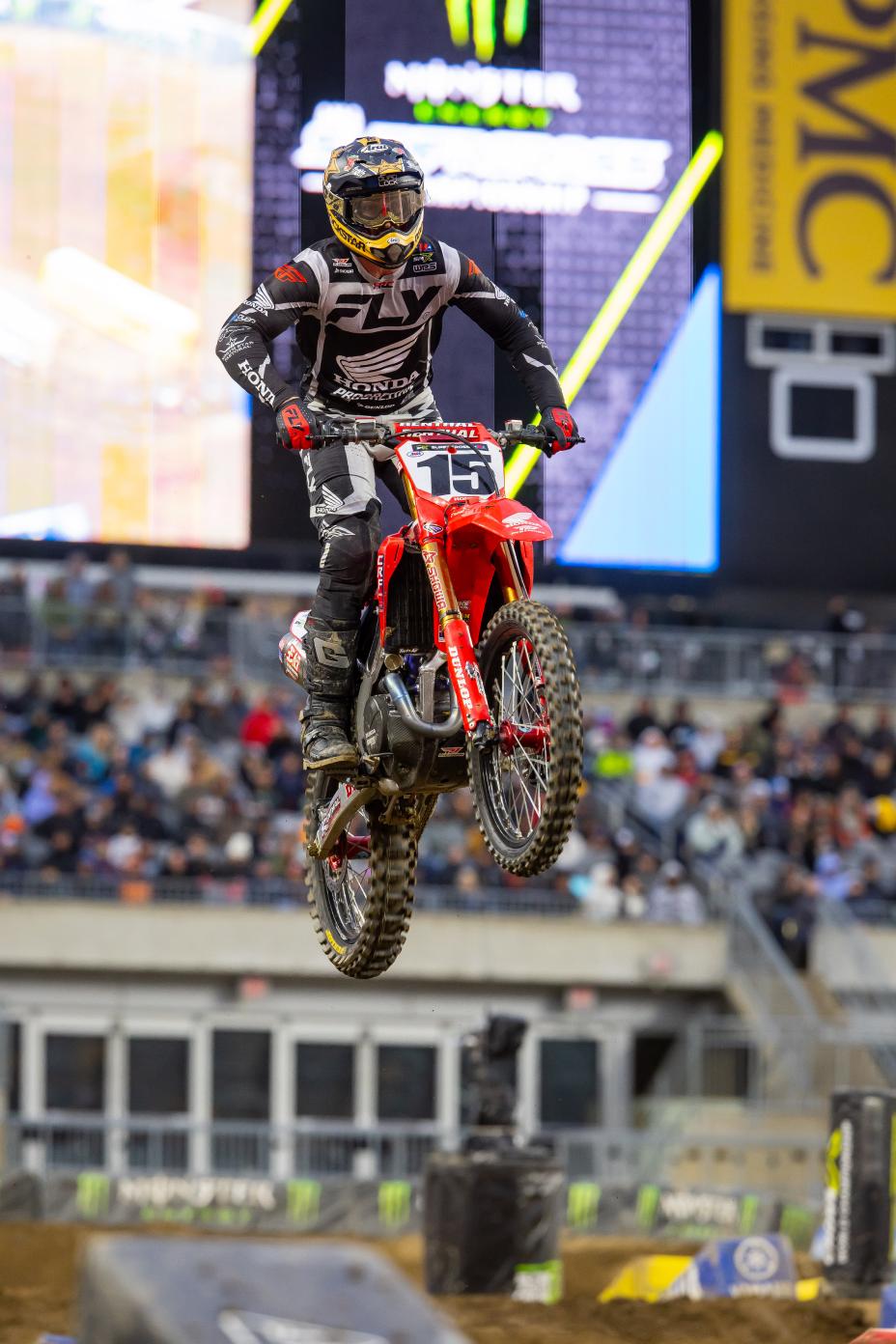 Chance Hymas Leads Red Riders With Sixth at Pittsburgh Supercross