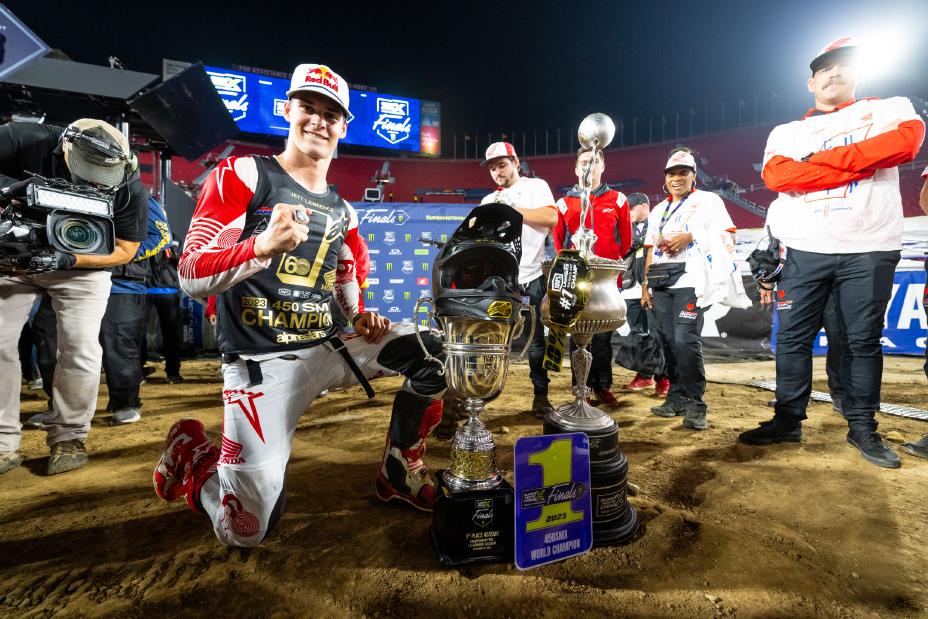 Jett Lawrence Wins Inaugural SuperMotocross 450 Championship