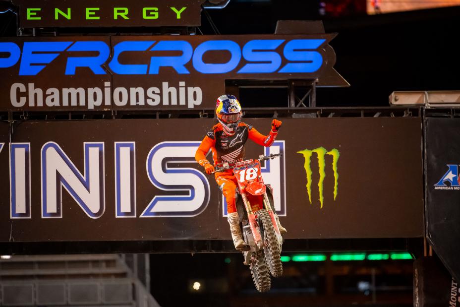 Jett Lawrence Takes His Fourth Win of the Season at Seattle SX