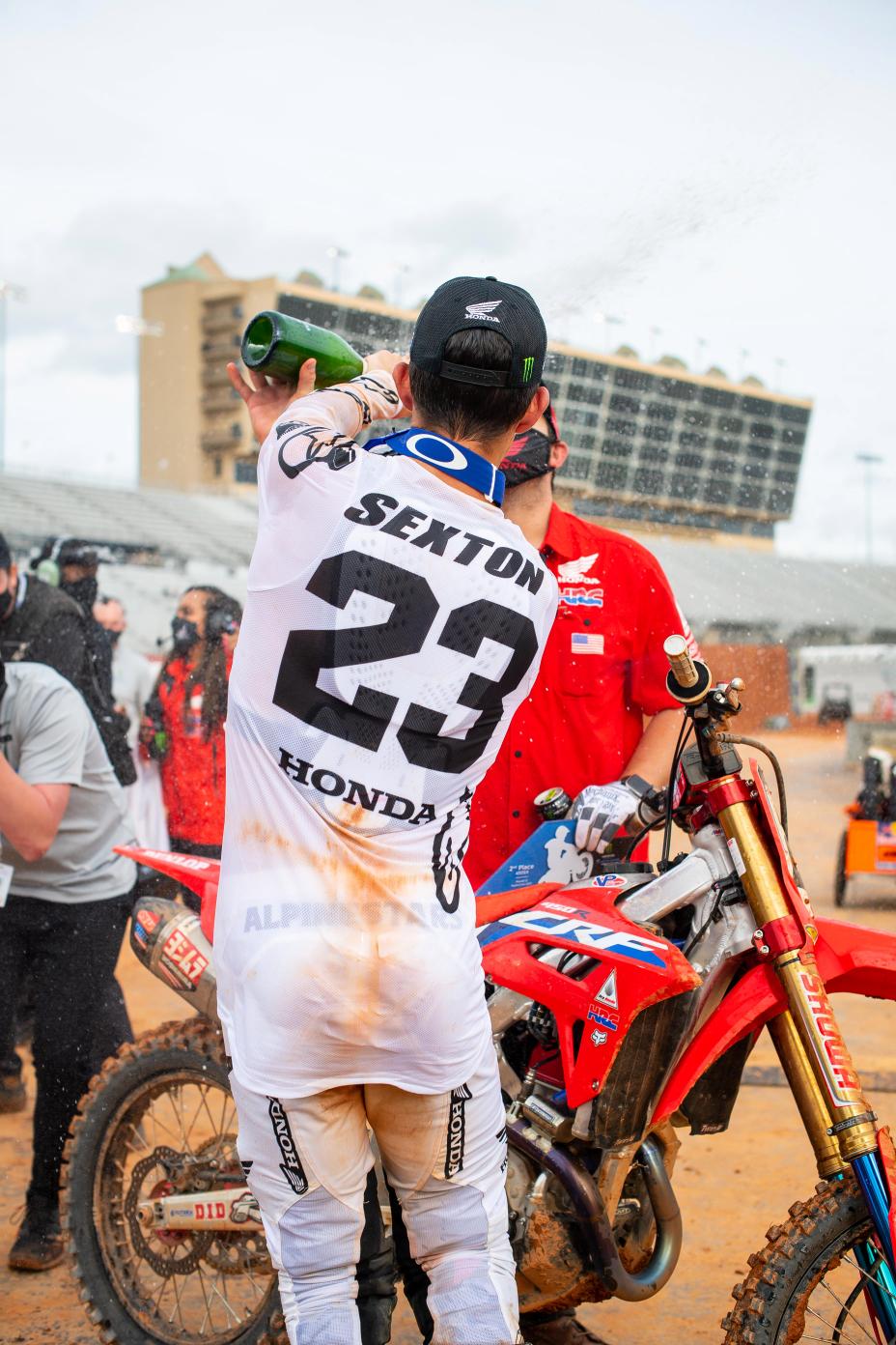 Career-First 450SX Podium for Sexton at Atlanta 1 Supercross