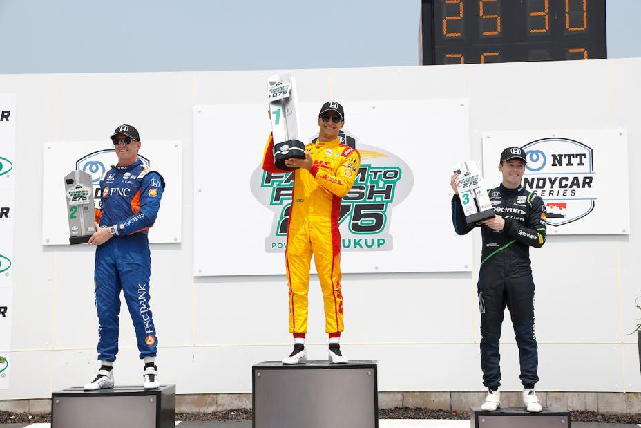 Honda sweeps Iowa Race 2 podium