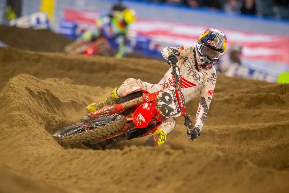 Jett Lawrence Earns His First Win of the Season, at Anaheim 2 SX