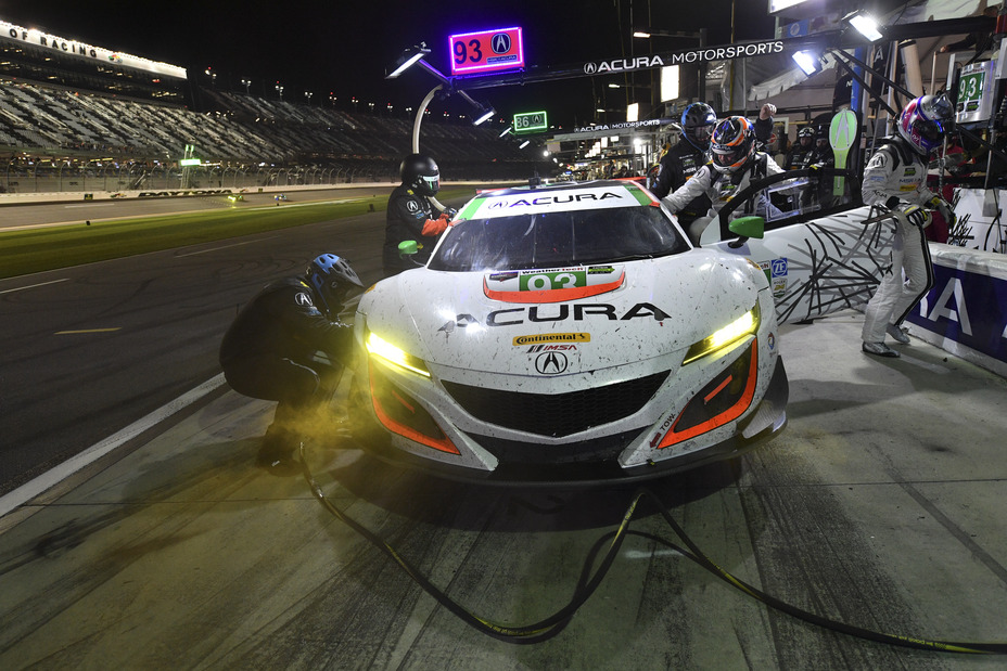 Acura NSX GT3 at the 2017 Rolex 24 at Daytona