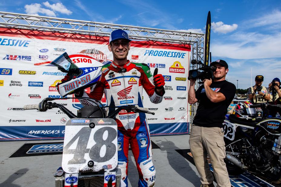 Milestone Flat Track Victory for Honda