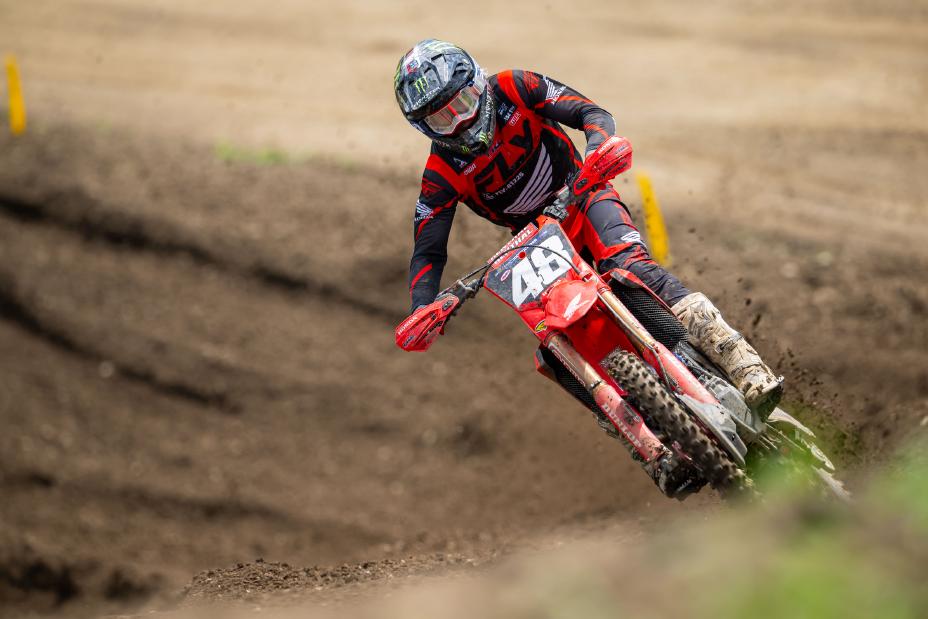 Hunter Lawrence Gives ’25 CRF450R a Moto Win and Podium Overall Finish ...