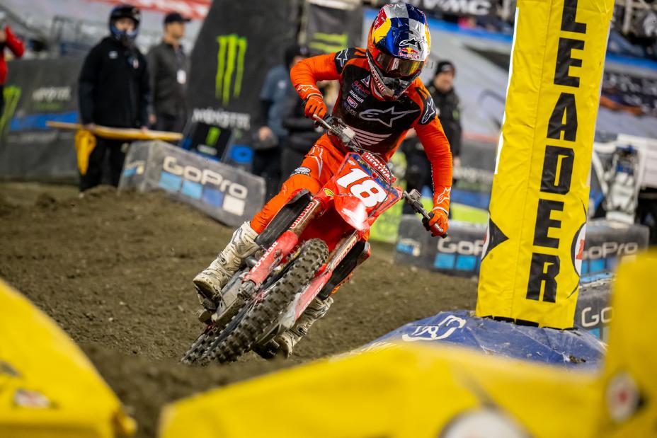 Jett Lawrence Takes His Fourth Win of the Season at Seattle SX