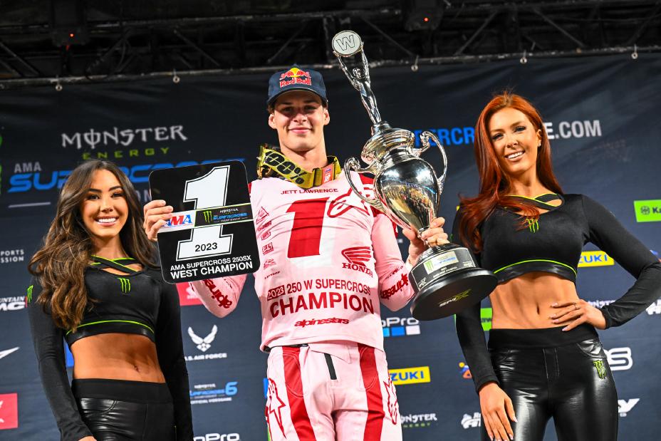 NEWS FLASH: 2023 AMA 250SX West Region Championship to Jett Lawrence