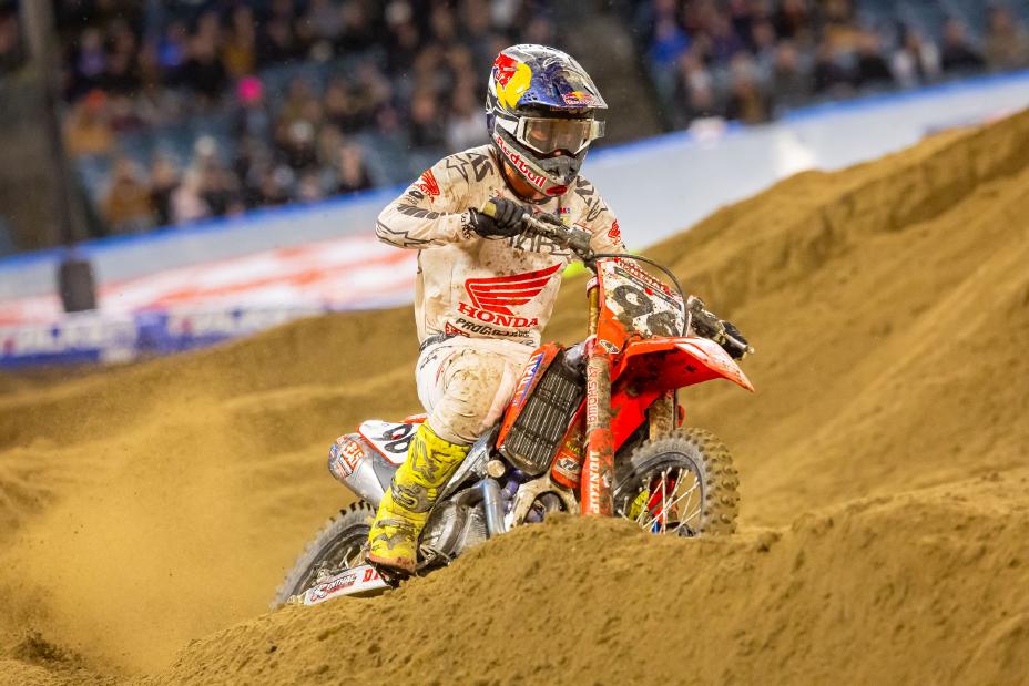 Jett Lawrence Earns His First Win of the Season, at Anaheim 2 SX