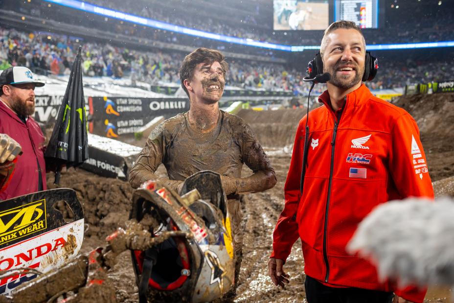 Honda Sweeps 250SX East-West Showdown Podium at Muddy East Rutherford ...