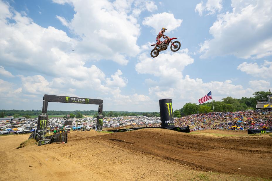 Fireworks for Honda HRC Progressive at RedBud MX