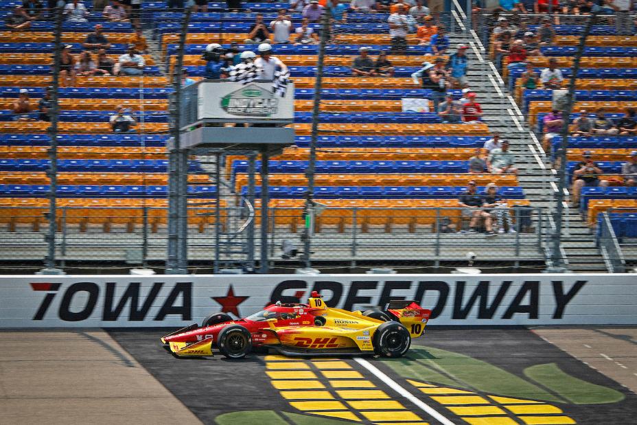 Honda sweeps Iowa Race 2 podium
