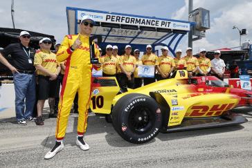 Front row lockout for Honda for Iowa race 2
