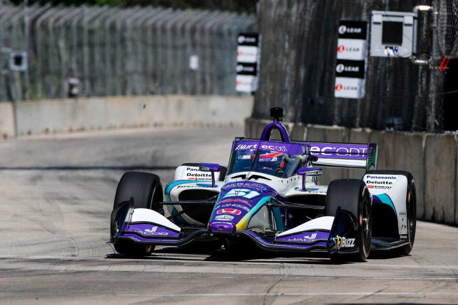 Front-Row Start for Sato, Honda in Detroit