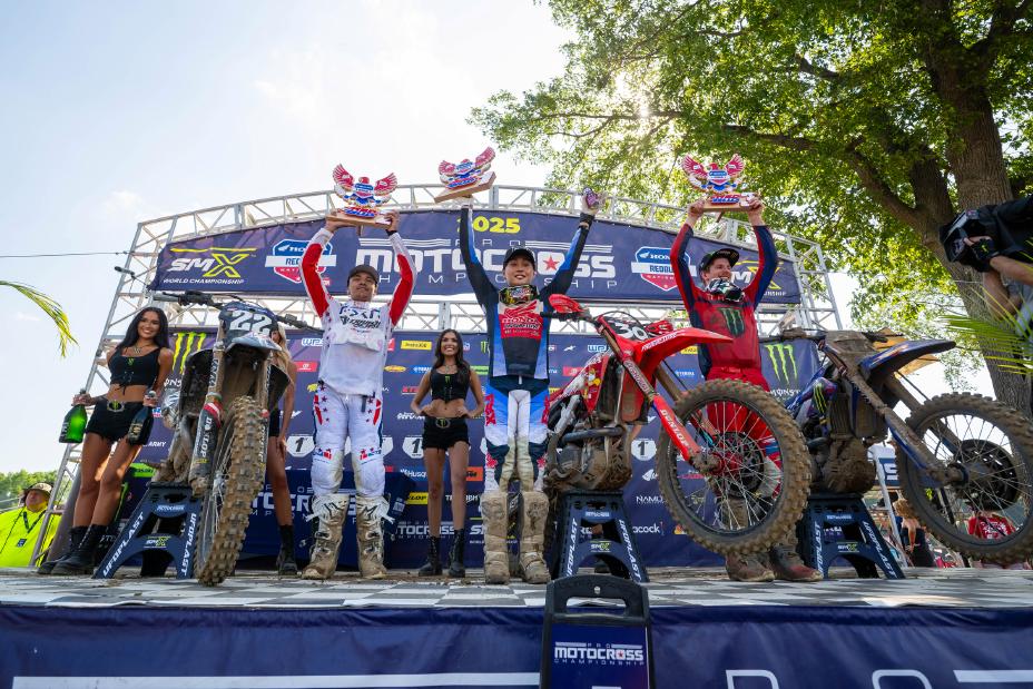 Fireworks for Honda HRC Progressive at RedBud MX