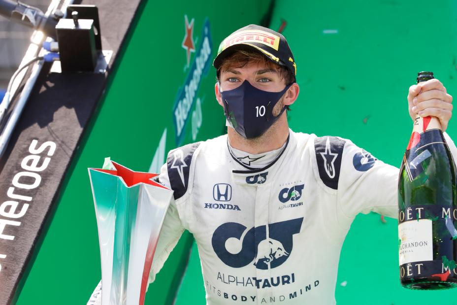 Honda’s Pierre Gasly Earns First Formula One Victory