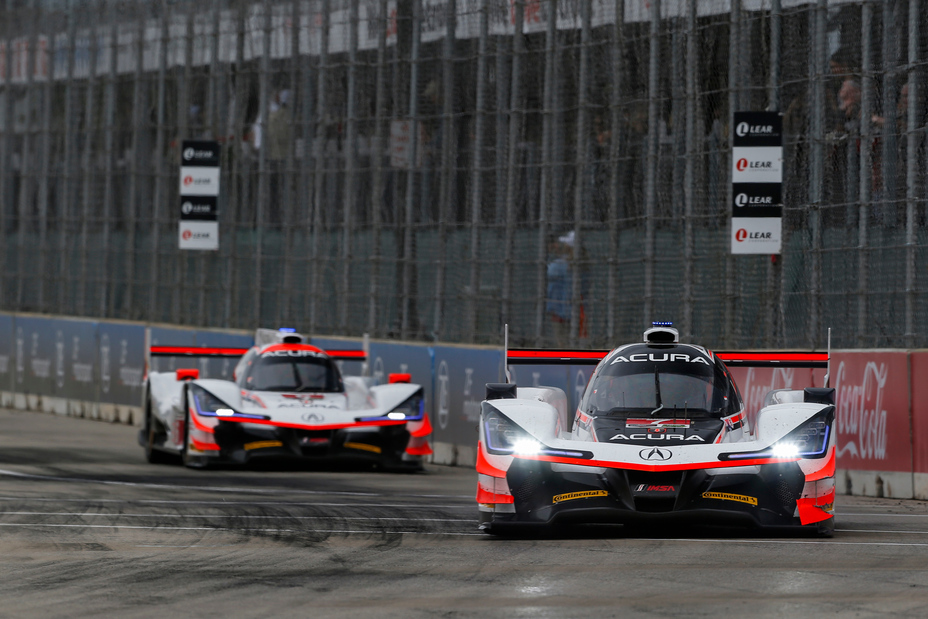 Acura Team Penske finished second and third in the prototype category ...