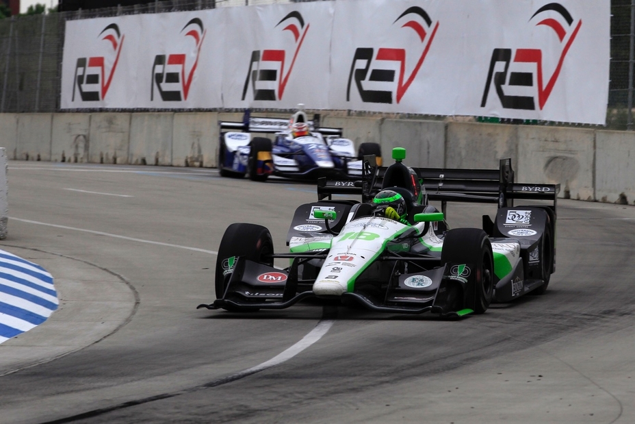 Honda Indy car driver Conor Daly followed his career-high second-place ...