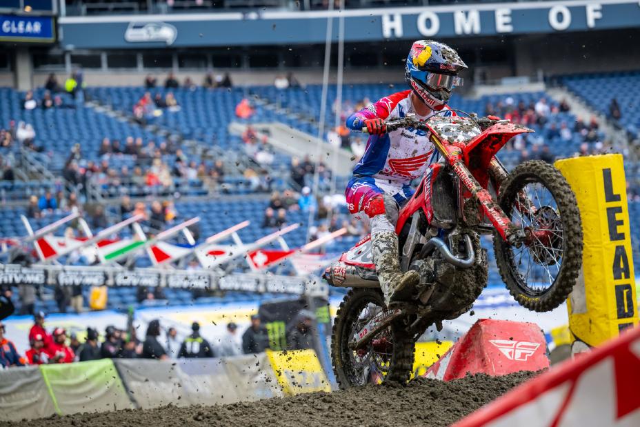 Double Podium Finishes for Team Honda HRC at Seattle SX