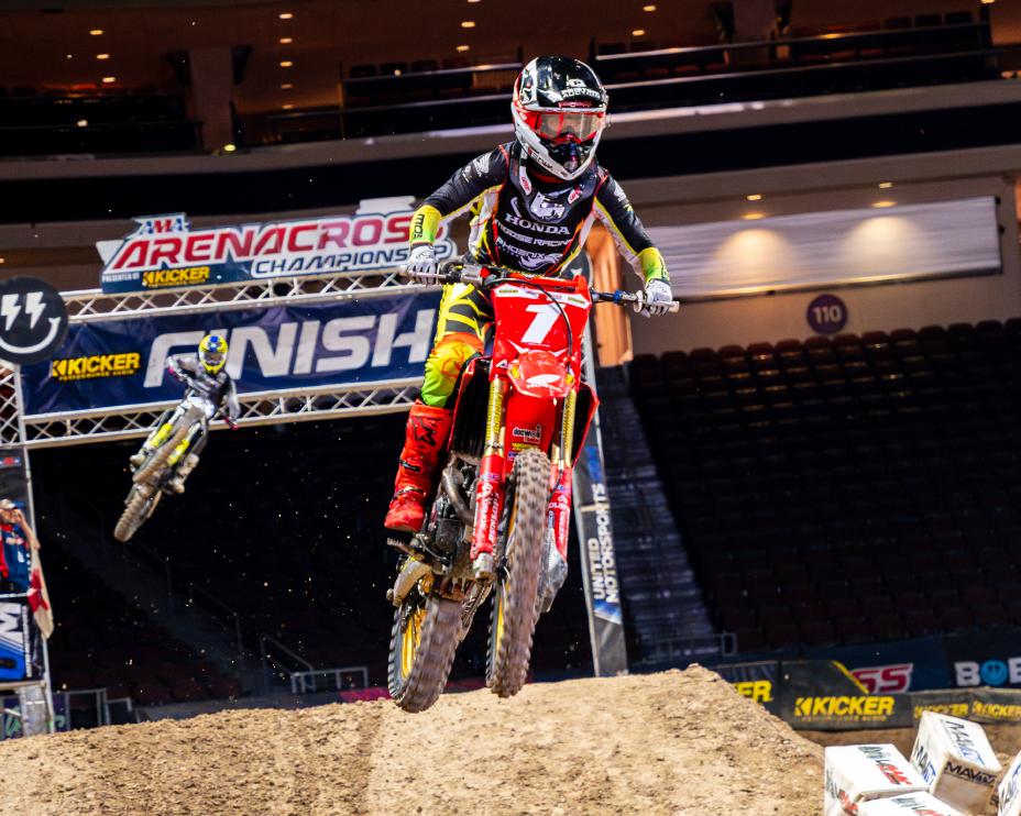 Kyle Peters Ties AMA Arenacross Record with Fifth-Consecutive Championship