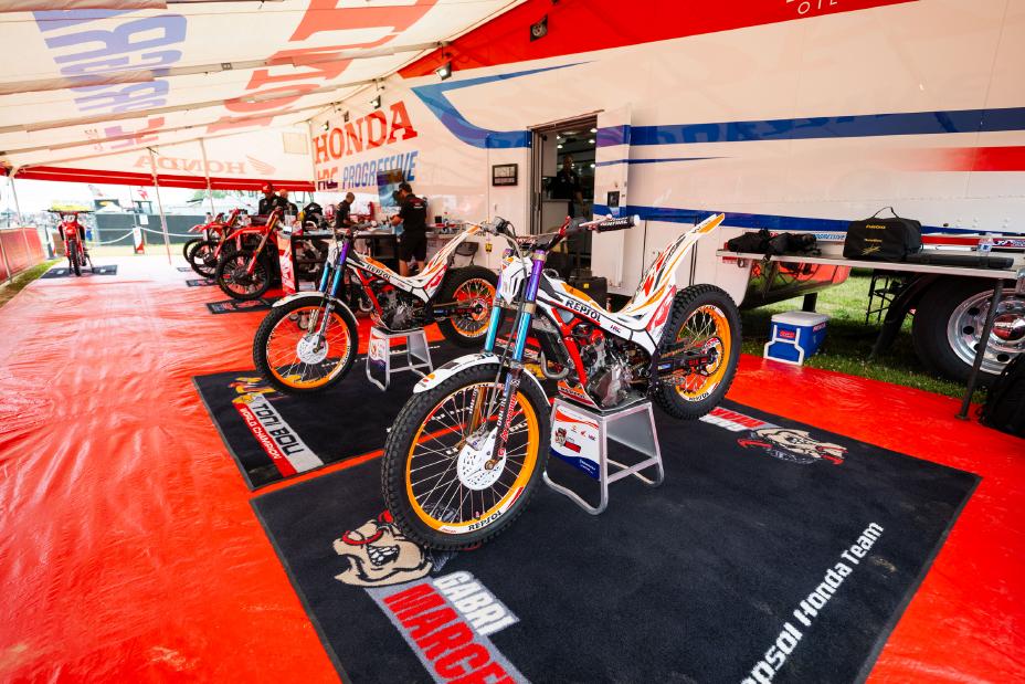 Fireworks for Honda HRC Progressive at RedBud MX