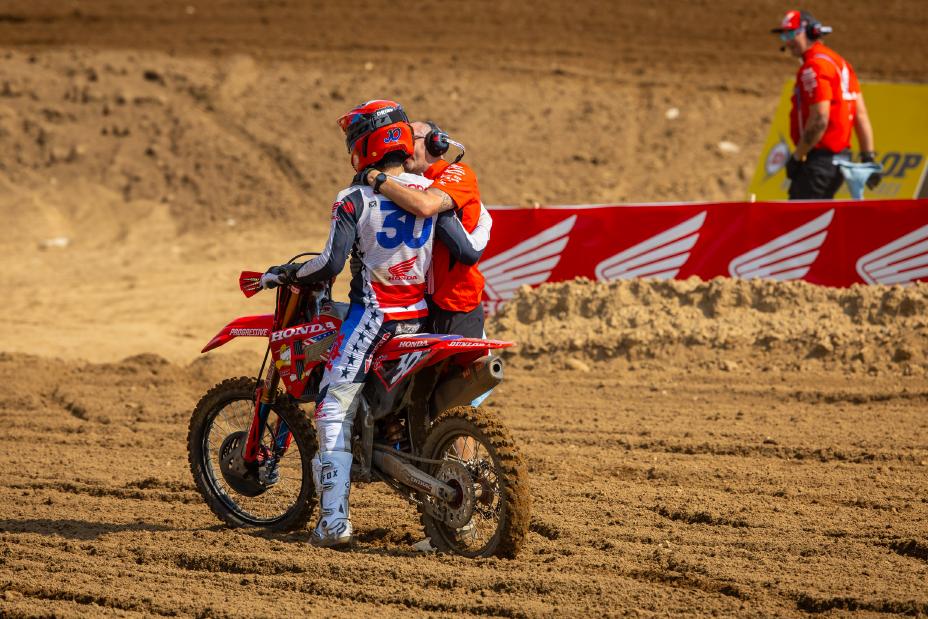 Fireworks for Honda HRC Progressive at RedBud MX