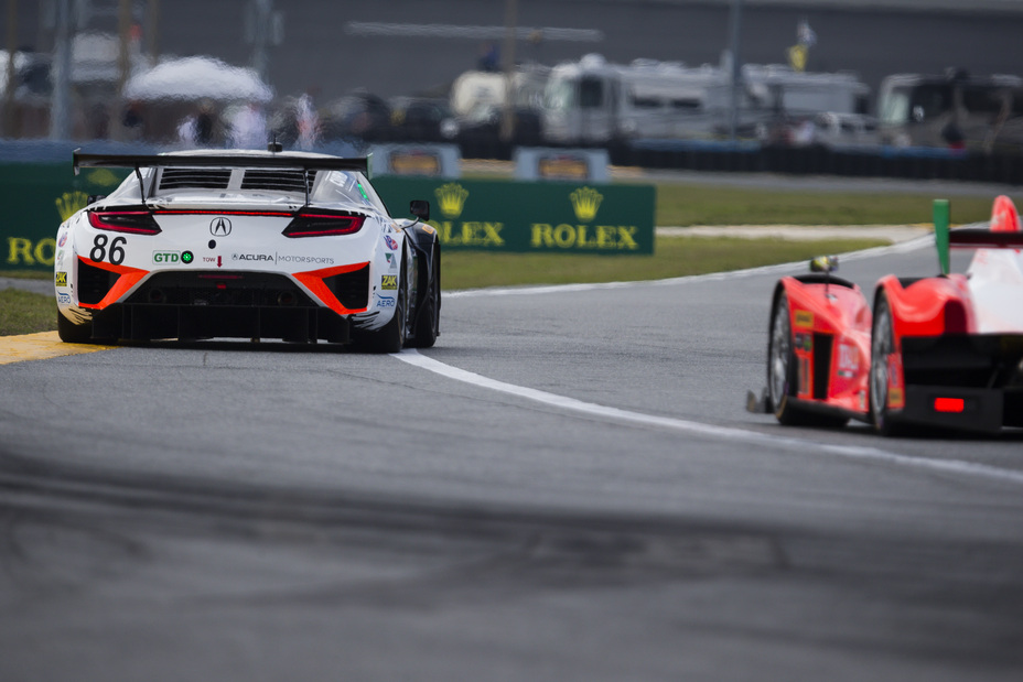 Acura NSX GT3 at the 2017 Rolex 24 at Daytona