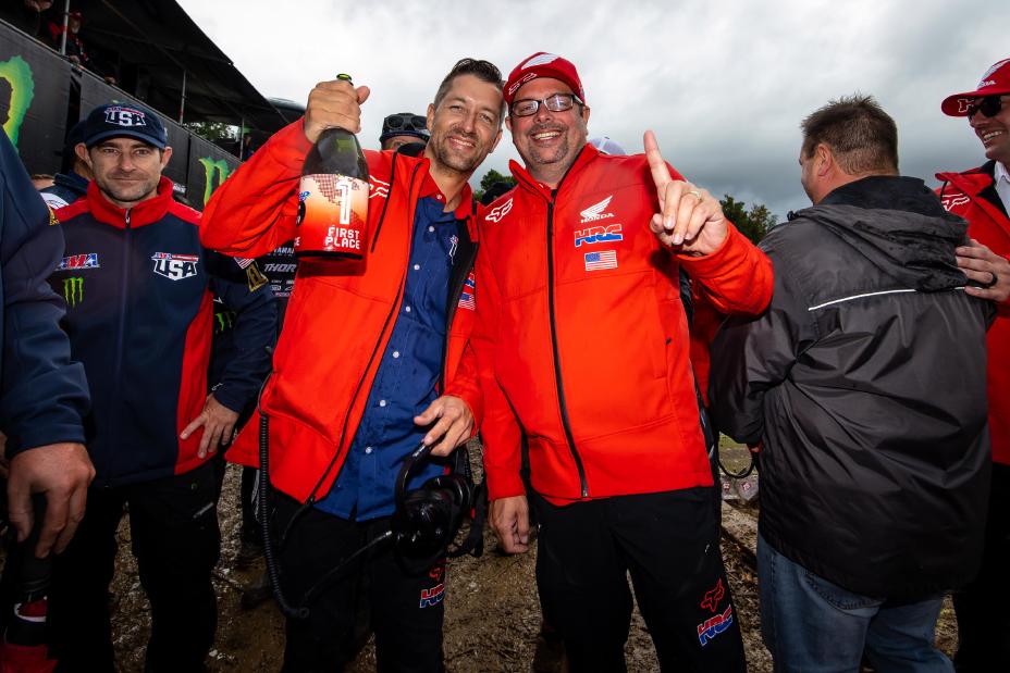 Team Honda HRC Riders Shine at Motocross of Nations