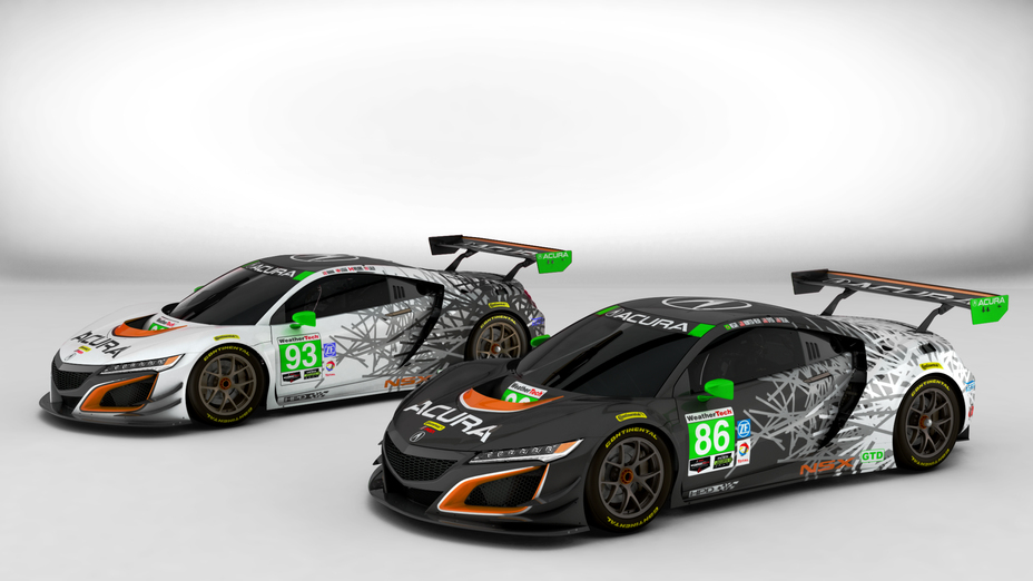 Acura Reveals NSX GT3 Race Liveries; Rolex 24 Driver Pairings Set