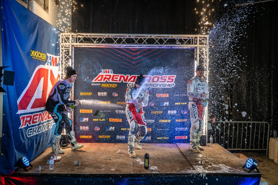 Vince Friese Wraps Up First AMA Arenacross Championship