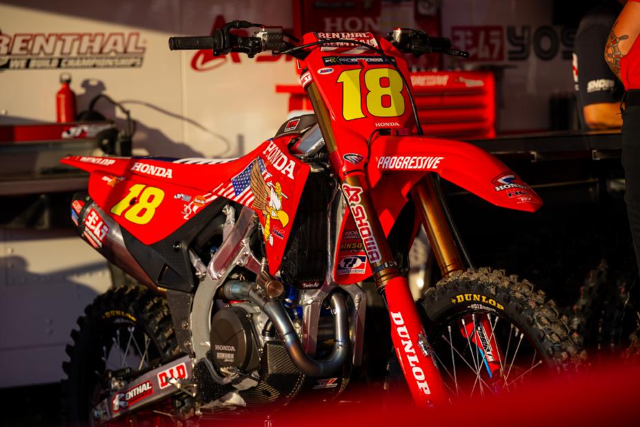 Fireworks for Honda HRC Progressive at RedBud MX