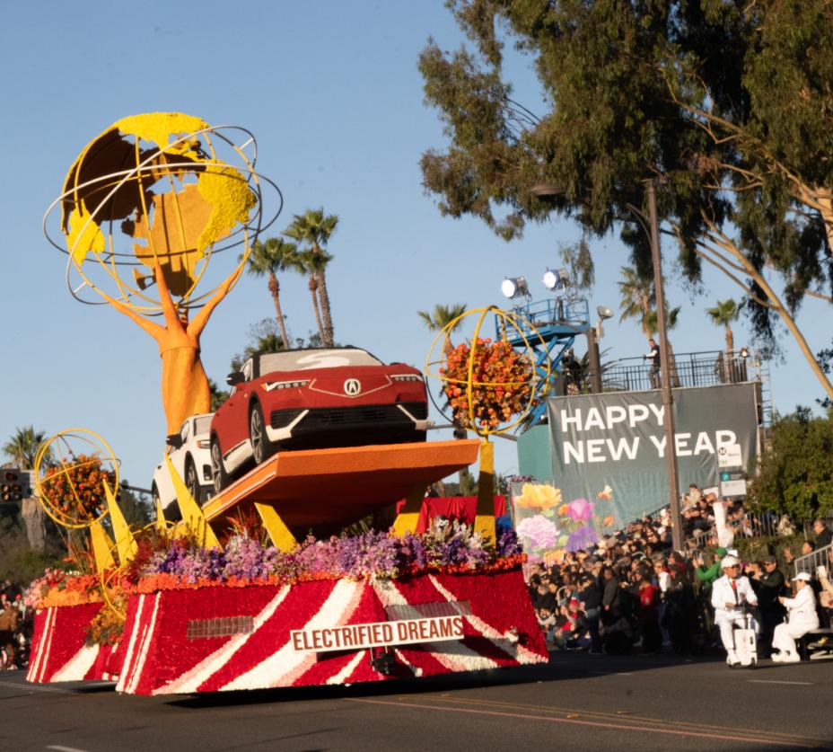 Electrified Dreams: Honda 2025 Rose Parade® Float will be Escorted by ...