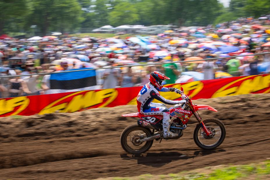 Fireworks for Honda HRC Progressive at RedBud MX