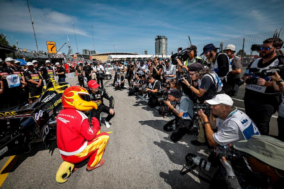 Honda 1-2-3 in Ontario Honda Dealers Indy Toronto qualifying