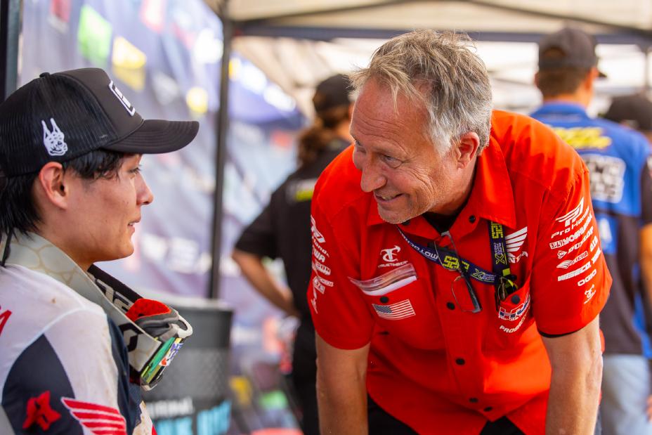 Fireworks for Honda HRC Progressive at RedBud MX