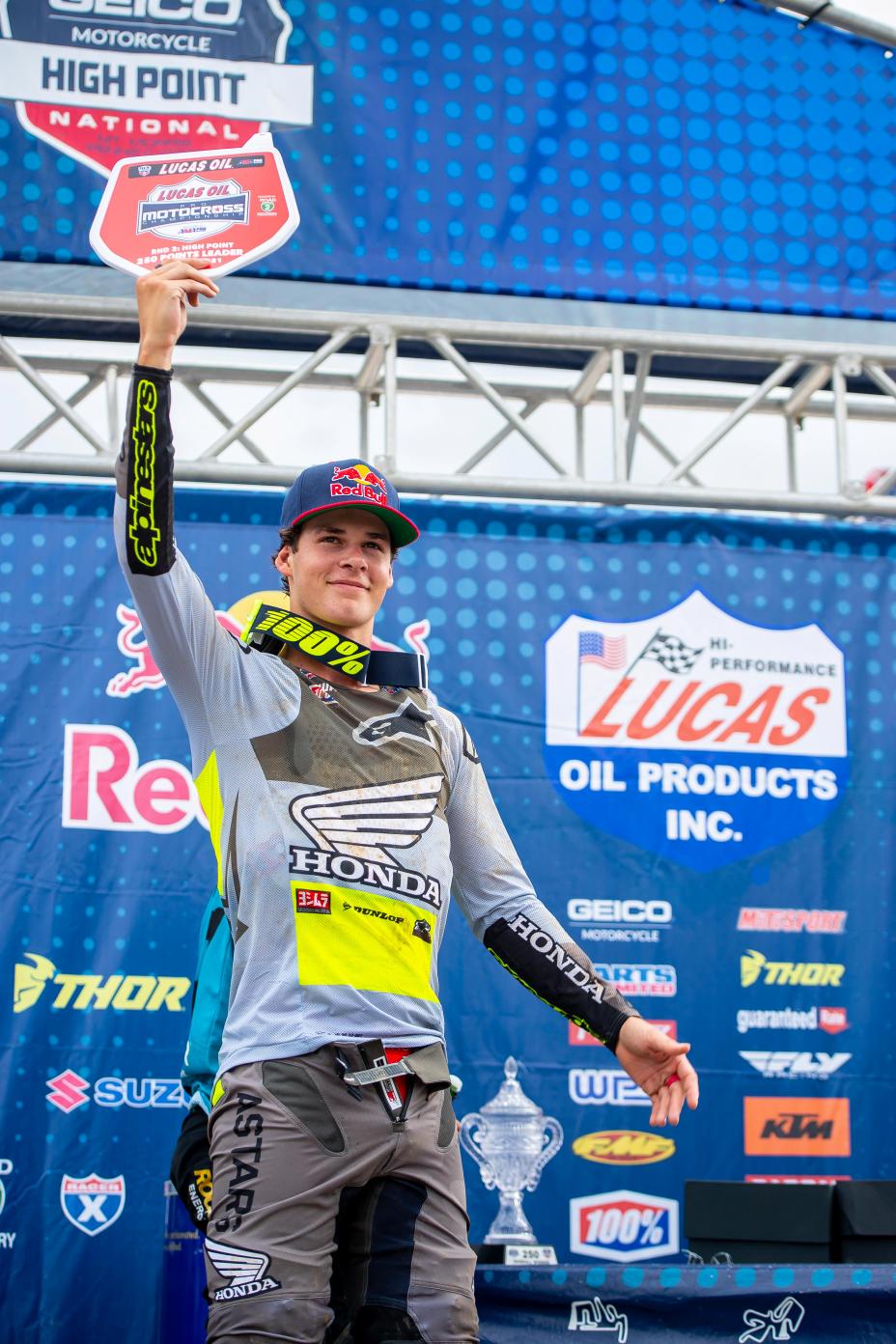 Podium Overall Finish for Jett Lawrence at High Point AMA Pro MX
