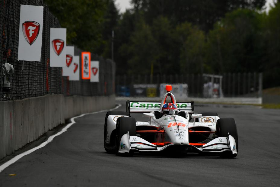 Colton Herta turned the fastest lap today in his Harding Steinbrenner ...