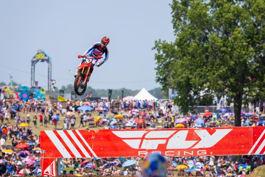 Fireworks for Honda HRC Progressive at RedBud MX