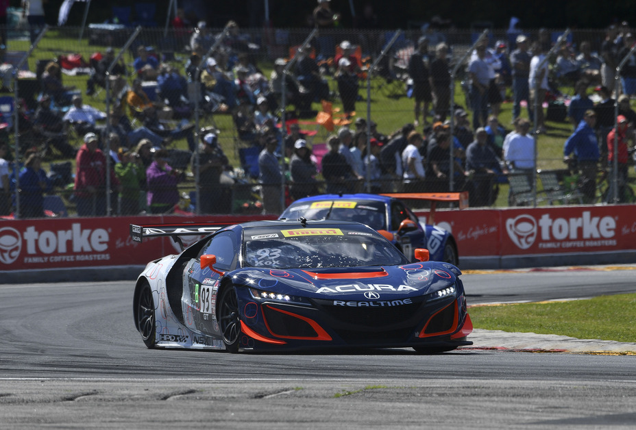 Peter Kox took his RealTime Racing Acura NSX GT3 to fifth in Saturday’s ...