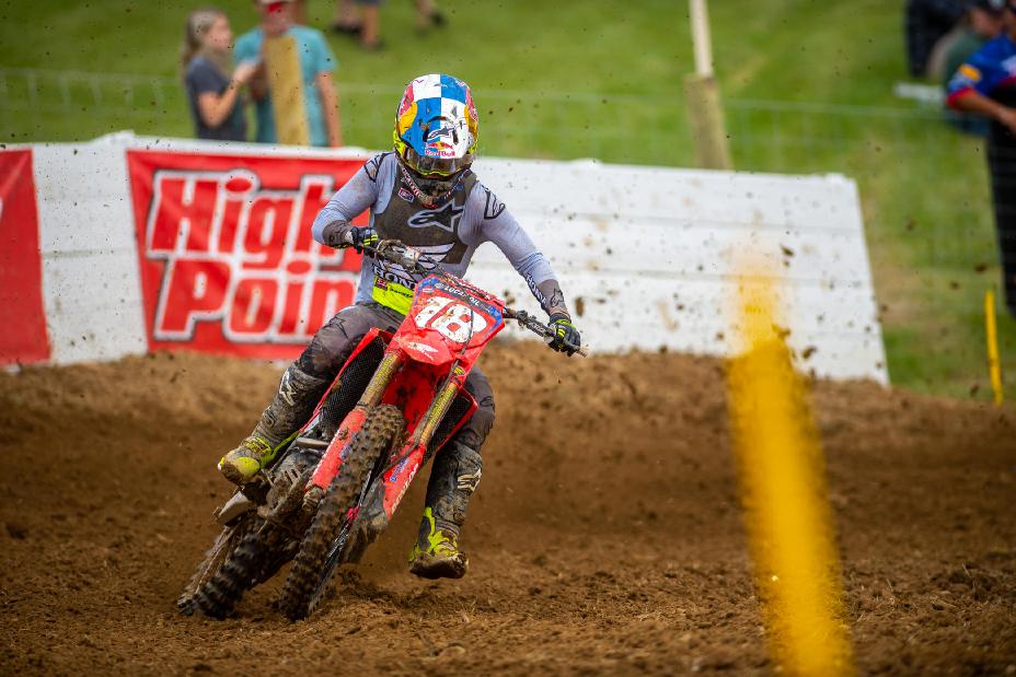 Podium Overall Finish for Jett Lawrence at High Point AMA Pro MX
