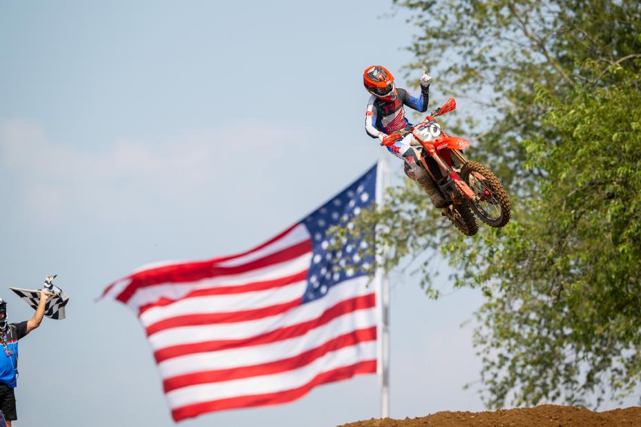 Fireworks for Honda HRC Progressive at RedBud MX