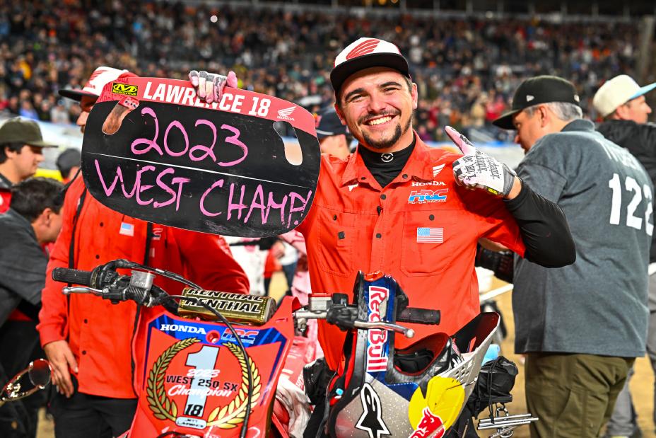 NEWS FLASH: 2023 AMA 250SX West Region Championship to Jett Lawrence