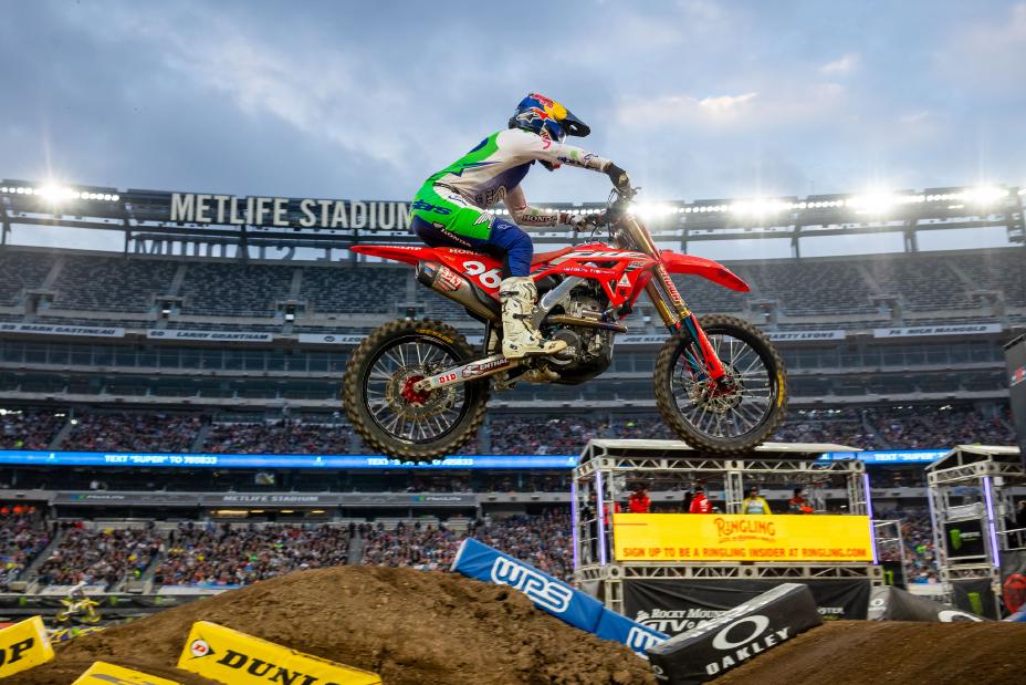 Honda Sweeps 250SX East-West Showdown Podium at Muddy East Rutherford ...