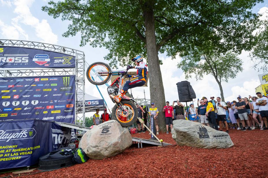 Fireworks for Honda HRC Progressive at RedBud MX