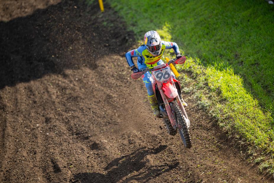 Hunter Lawrence Gives ’25 CRF450R a Moto Win and Podium Overall Finish ...