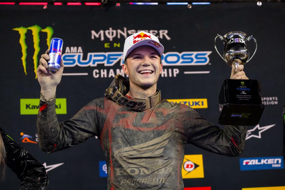 Chance Hymas Claims Career-First Supercross Win in Foxborough